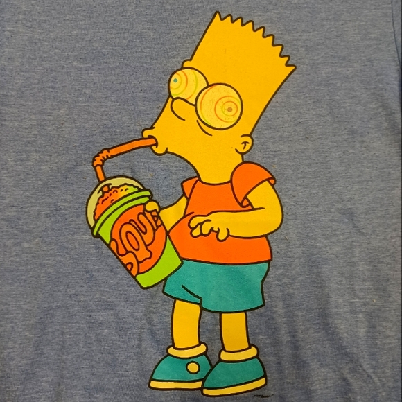 Shirts | Bart Simpson Squishee Blue Tshirt | Poshmark